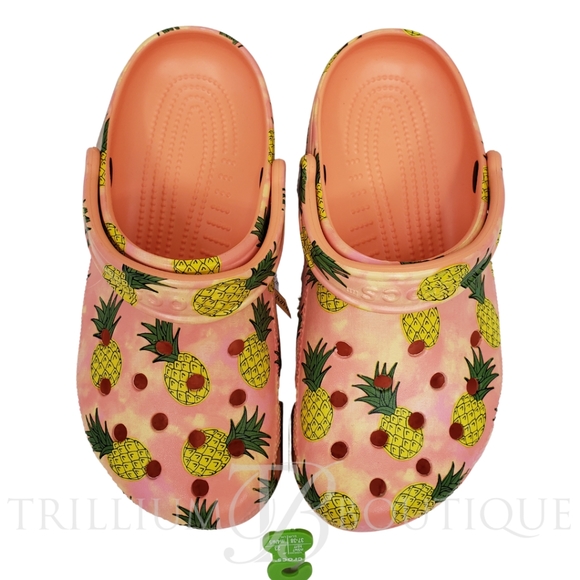 CROCS | Shoes | Crocs Womens Classic Retro Resort Clog Papaya Multi ...